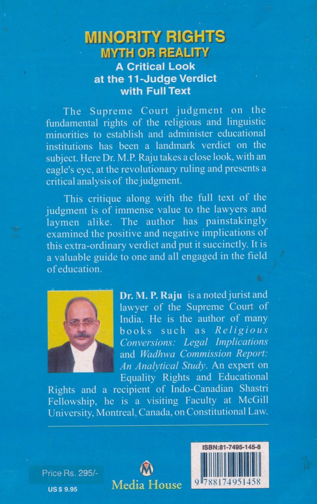 Minority Rights – Myth or Reality - Media House